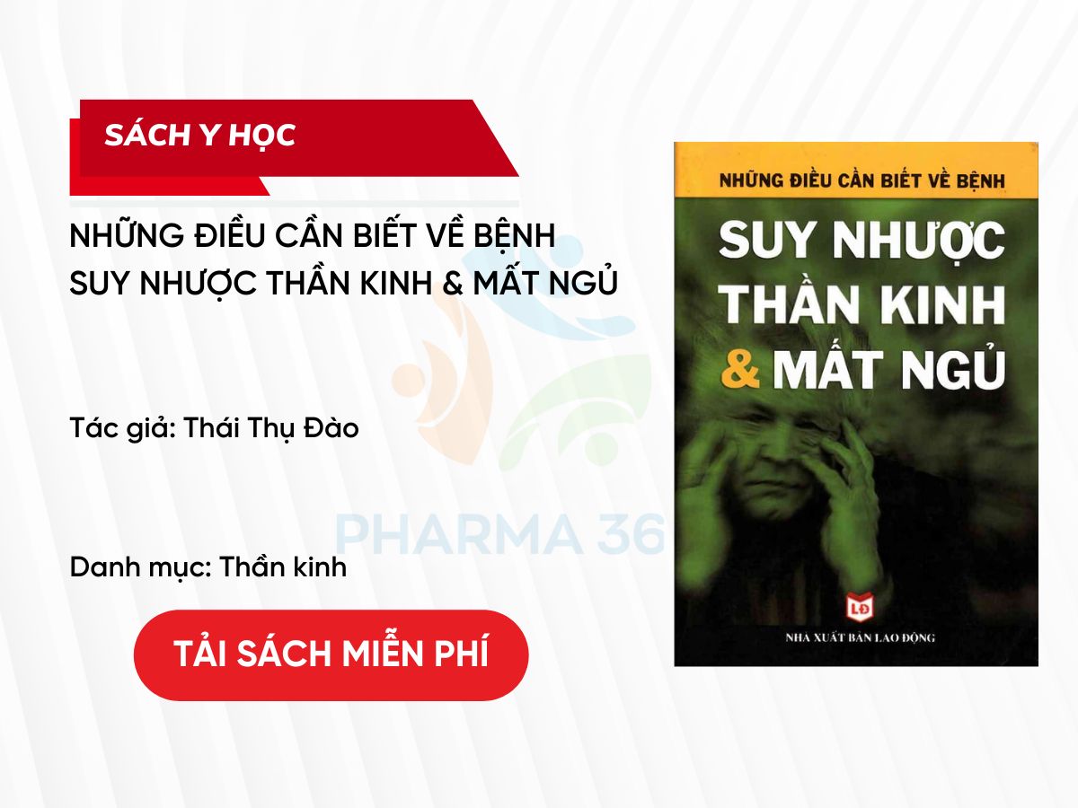 Tải miễn phí PDF Những điều cần biết về bệnh suy nhược thần kinh & mất ngủ - Thái Thụ Đào